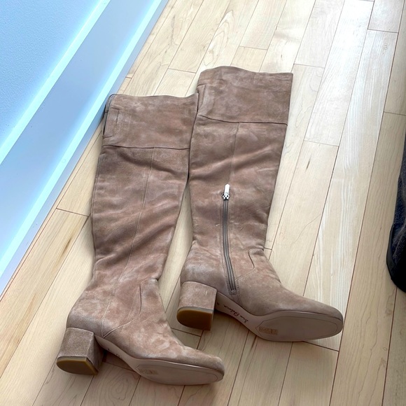 Sam Edelman | Shoes | Sam Edelman Over The Knee Low Heel Boots | Poshmark